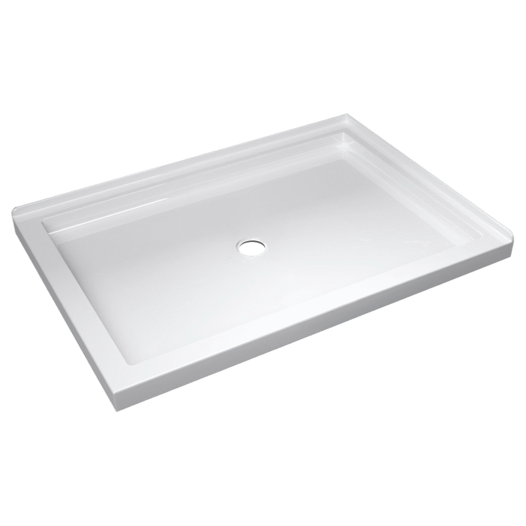 Maligne Double Threshold Shower Base 48×36 – FORM+ Design Ltd.